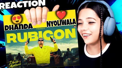 Dhanda Nyoliwala Rubicon Official Music Video Nishati React Youtube