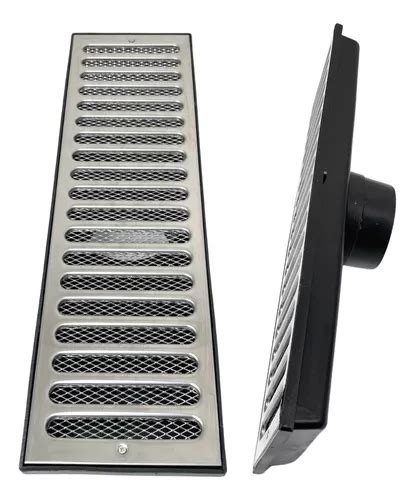 Ralo Inox 15x50 Tela E Coletor Saída 100mm 14cm X 49 5 MercadoLivre