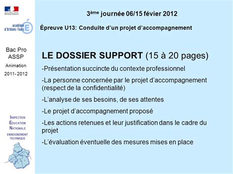 Exemple Dossier Projet Daccompagnement Bac Pro Assp Le Meilleur Exemple