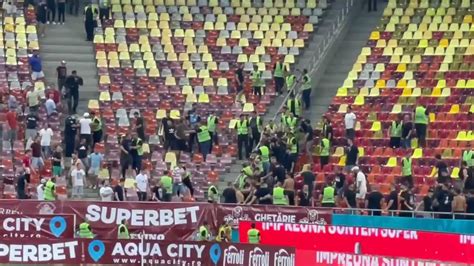 Incidente în tribunele Arenei Naţionale la Rapid FCSB YouTube