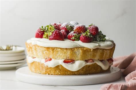 Strawberry Angel Food Cake Recipe