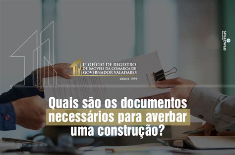 Quais são os documentos necessários para averbar uma construção 1
