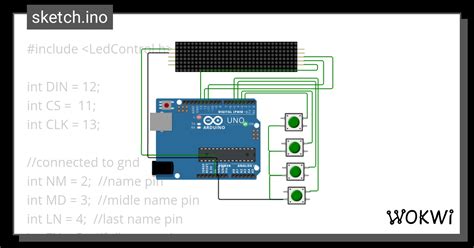 led array wokwi esp32 stm32 arduino simulator