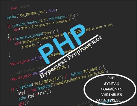 learn php syntax comments variables and data types with examples