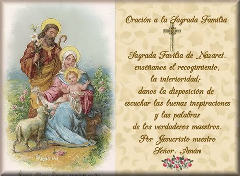 Jesús el Tesoro Escondido Oración a la Sagrada Familia