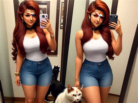 AI Art Generator Z Tekstu Nayanthara Lookalike A Sultry Naked Woman