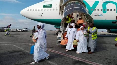 Hadj 2023 retour à Abidjan des derniers pèlerins contingent