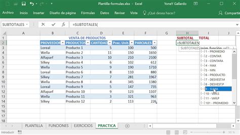 Calcular Subtotal IVA y Total en Excel Fórmulas y Ejemplos Cursos