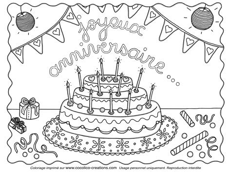 Coloriage Coloriage Joyeux Anniversaire Papa