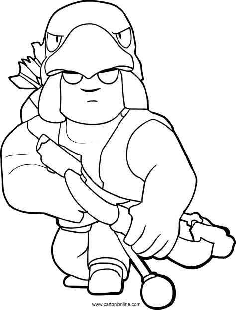 Disegno Bo Di Brawl Stars Da Colorare