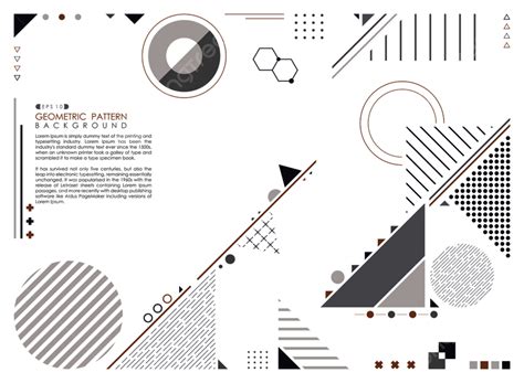 Abstract Geometric Composition Forms Modern Design Background Vector