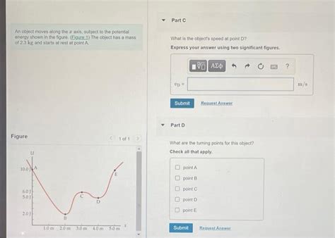 [solved] an object moves along the x axis subject t