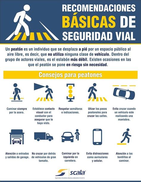 Recomendaciones básicas de seguridad vial Peatones Seguridad vial