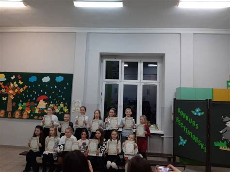 XXII Powiatowy Konkurs Recytatorski klas III Szkoła Podstawowa nr 3