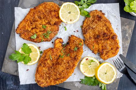 Hähnchenschnitzel aus dem Backofen Rezept eat de