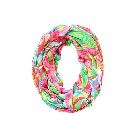 Lilly Pulitzer Riley Infinity Loop Scarf So A Peeling Infinity Loop