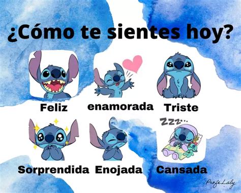 Escala De C Mo Te Sientes Hoy De Stitch Profe Social