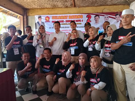 Konsolidasi Tim Pemenangan Menuju Anggota DPR RI DPRD Provinsi Jawa