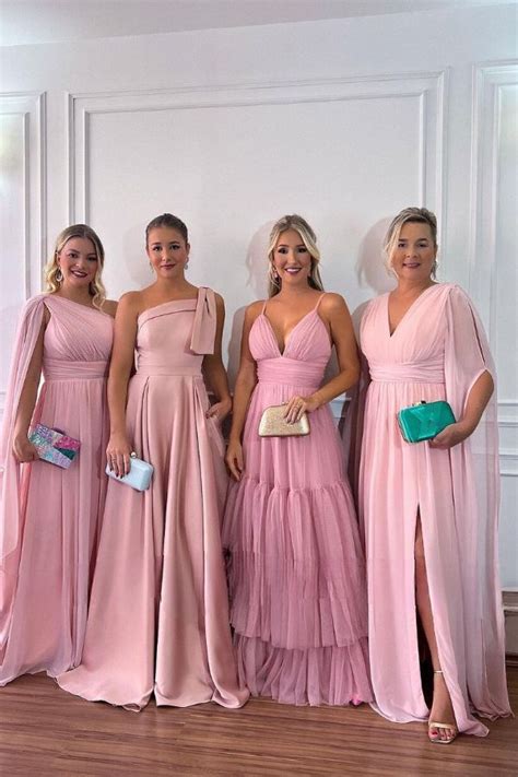 Vestido Rosa Para Madrinha De Casamento Vestidos Para Usar Em