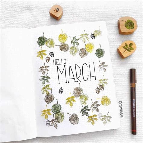 60 Beautiful Bullet Journal Cover Page Ideas For Every Month Of The