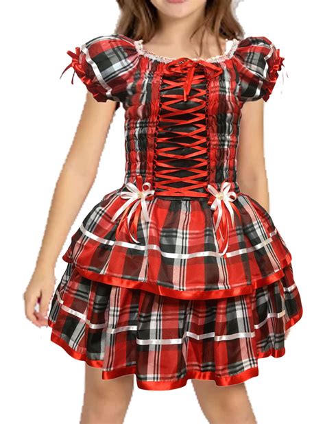 Vestido Festa Junina Caipira Xadrez Adulto Lançamento Vermelho