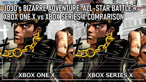 JOJO All Star Battle R ASBR Xbox Series X Vs Xbox One X Graphics