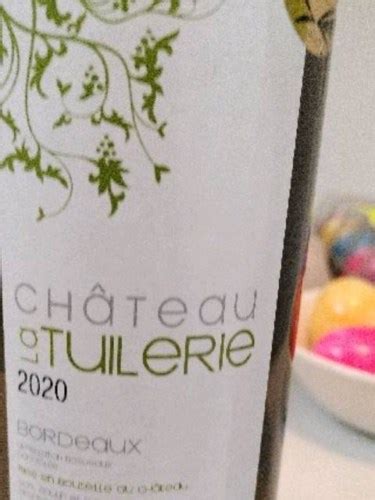Château La Tuilerie Bordeaux Blanc Vivino US