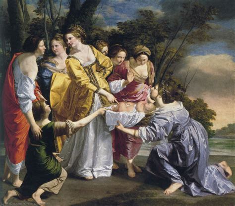 Artwork Replica Finding Of Moses 1630 By Orazio Gentileschi 1563 1639