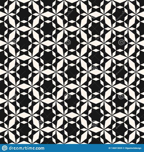 Modelo Incons Til Geom Trico Del Vector Textura Blanco Y Negro Simple