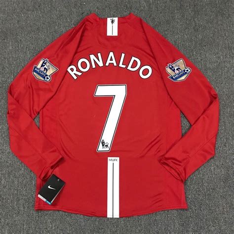 Manchester United Home Camiseta De Manga Larga No C Ronaldo