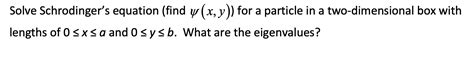 [solved] solve schrodinger s equation find psi x