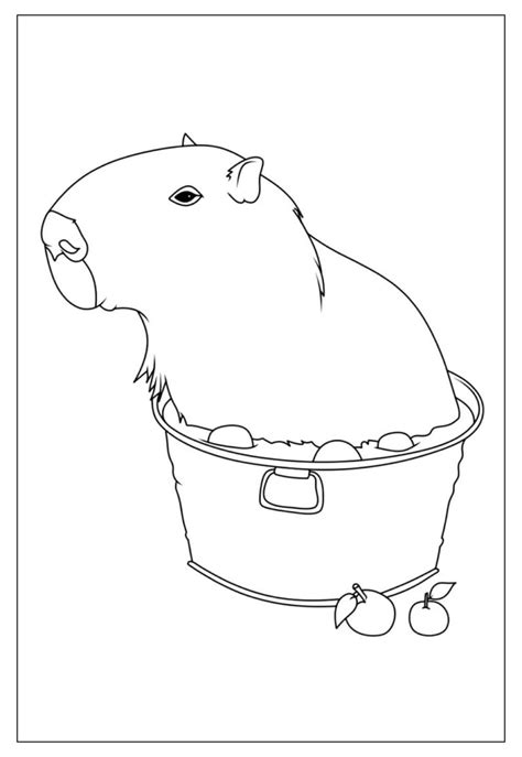 Desenhos De Capivara Para Colorir E Imprimir Tudo Para Colorir