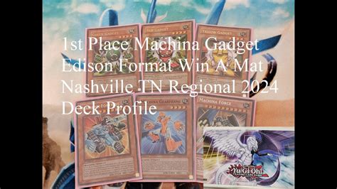 1st Place Machina Gadget Deck Profile Edison Format Win A Mat Nashville