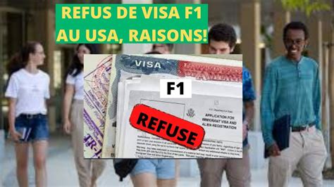 Pourquoi On Vous Refuse Le Visa Etudiant Pour Les USA Raisons De Refus