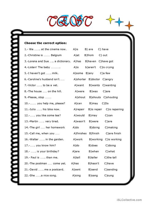 TEST Français FLE fiches pedagogiques pdf doc
