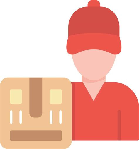 Delivery Man Vector Icon Vector Art At Vecteezy