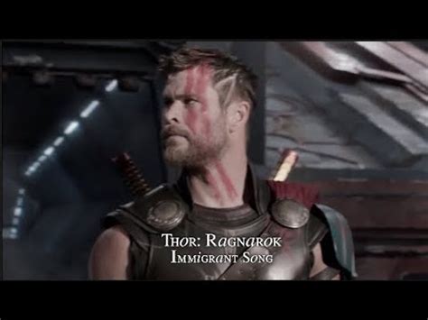 Thor Ragnarok Immigrant Song Youtube