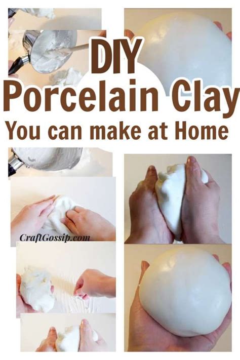 DIY Tutorial For Making Your Own Cold Porcelain Clay Polymer Clay Diy