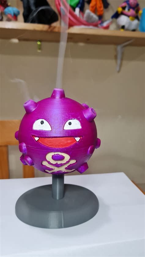 Archivo Stl Porta Incienso Koffing Pokemon Plan De Impresi N En D