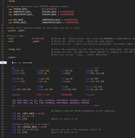 GitHub RealTrisT CortexM7 Sublime Asm Syntax Syntax Highlighting