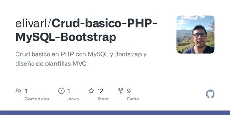 Github Elivarl Crud Basico Php Mysql Bootstrap Crud B Sico En Php