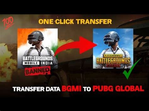BGMI Data Transfer To Pubg Mobile How To Transfer BGMI Account To