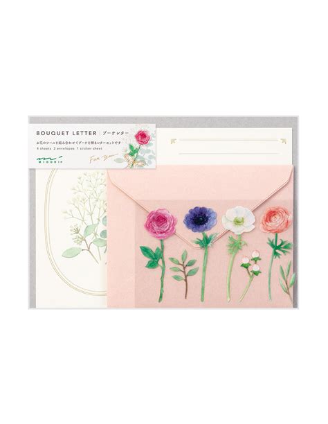 Lot de papier à lettre enveloppes Filigrane Lapin Midori