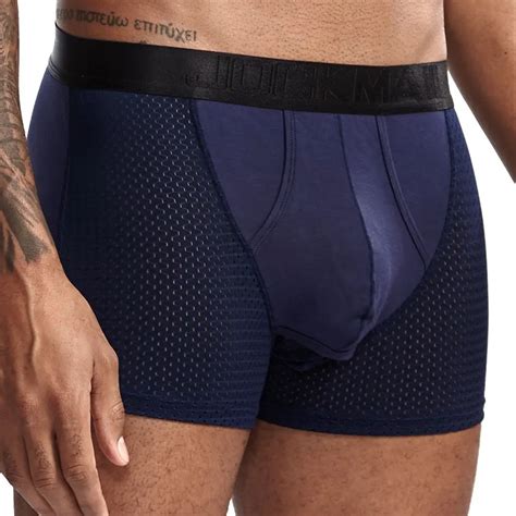 Jockmail B Xer De Malla Para Hombre Ropa Interior Sexy Pantalones