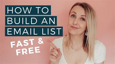 BUILD AN EMAIL LIST Faster Cheaper Than EVER 5 Tips For Growing