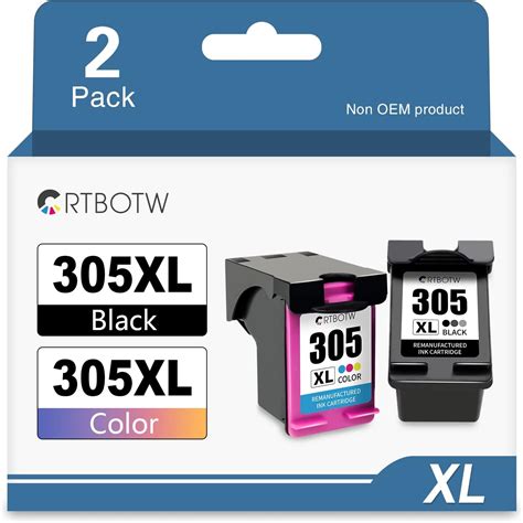 CRTBOTW Lot de cartouches d encre reconditionnées 305XL 305xl HP 305 XL