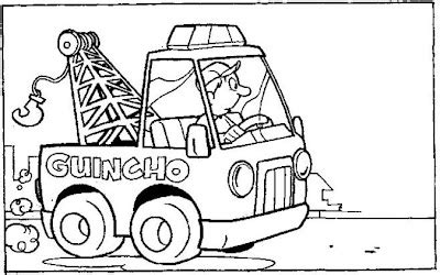 Print Desenhos Desenho De Caminh O Guincho Para Colorir Desenho De