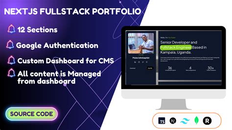 Modern Next Js TypeScript Advanced Fullstack Portifolio Source Code