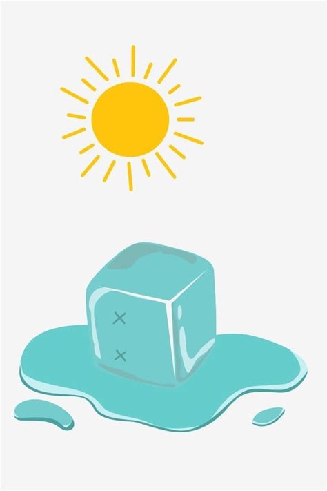 Sol Hielo Deshielo Un Png Dibujos Dom Hielo Derretimiento Png Y Psd
