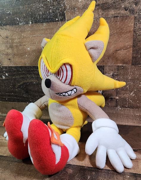 Mavin Fleetway Big Super Sonic The Hedgehog Plush Hypnotized Eyes